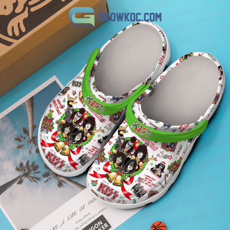 Kiss I Wanna Rock And Roll All Night And Jingle All The Way Clogs Crocs ...